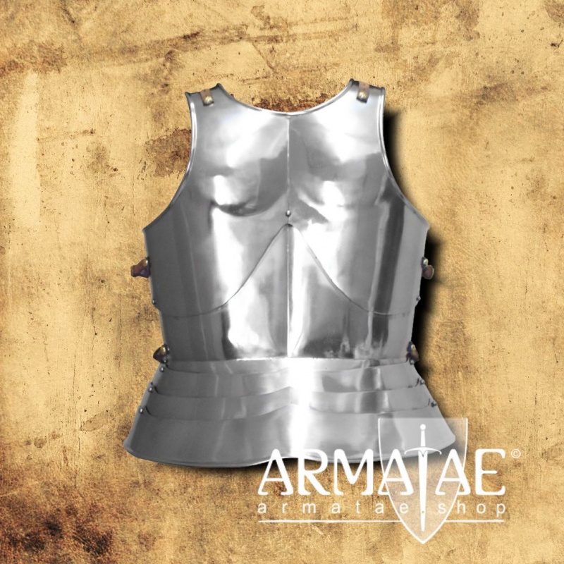 🔳 Italienischer Plattenharnisch um ca. 1450 aus ca. 1,2 mm Stahlblech